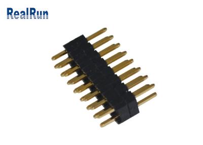 中国 二重列PA6T 3.0AはPinヘッダーのコネクター2.54mmピッチを浸す 販売のため