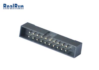 China PBT-Plastiek 2.0mm Hoogte Machinaal bewerkte Vakje Kopbal 20 Pin Straight Connector PA6T Te koop