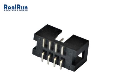 Cina Intestazione verticale 2*4 8 Pin Machined Solder PA6T del contenitore di PWB 2.54mm SMT in vendita