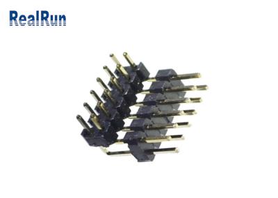 Cina SGS d'ottone di Pin di H2.0 PBT PA6T Pin Header Connector Dual Row 2*6 in vendita