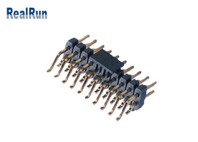 中国 帽子のポストと横の二重列PA6T 20P SMD PinヘッダーPA6T 販売のため