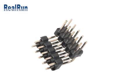 中国 PA6T PBT LCP真鍮Pinヘッダー10P DC500V 2の列ヘッダーのコネクター 販売のため
