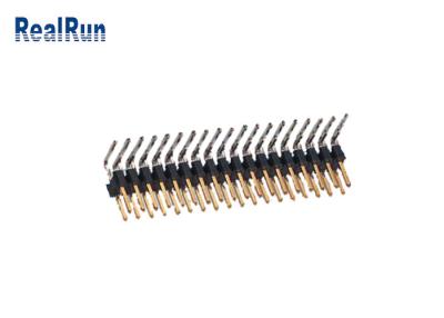 Cina fila doppia Pin Header dello SGS Pin Header Connector UL94V-0 DC500V di 2*18P PBT in vendita