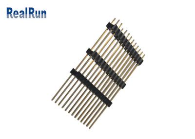 Cina Au doppio 3U di Pin Header Straight Three Plastic di fila di PBT LCP PA6T 40P» in vendita