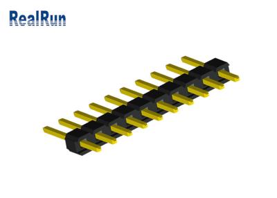 Cina singolo connettore del bordo del PWB di Pin Header PA6T PBT di fila di 1x10P UL94V-0 in vendita