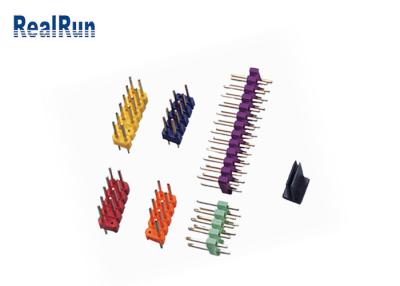 Cina PA6T colorato Pin Header Connector d'ottone 500VAC/Min Double Row in vendita