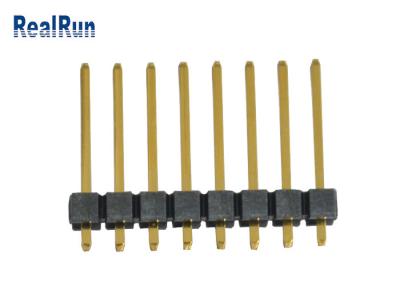 Cina Singolo oro d'ottone del connettore UL94V-0 7A PA6T dell'intestazione di fila di LCP placcato in vendita