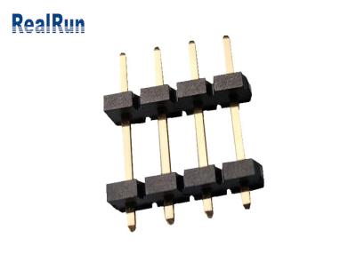 Cina Connettore doppio d'ottone UL94V-0 dell'intestazione di fila di PBT LCP Pin Header Connector 1*4P in vendita