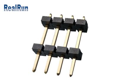 Cina Connettore doppio d'ottone UL94V-0 dell'intestazione di fila di PBT LCP Pin Header Connector 1*4P in vendita