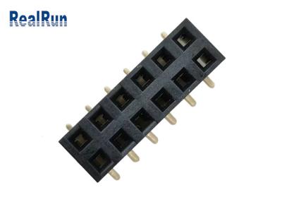 Cina Doratura del bronzo fosforoso del CAPPUCCIO PA6T SMD Pin Header Connector DC500V di LCP in vendita