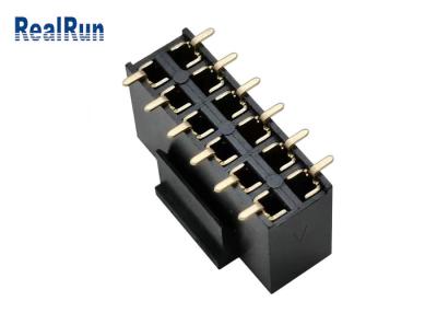 Cina Doratura del bronzo fosforoso del CAPPUCCIO PA6T SMD Pin Header Connector DC500V di LCP in vendita