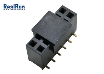 Cina Doratura del bronzo fosforoso del CAPPUCCIO PA6T SMD Pin Header Connector DC500V di LCP in vendita
