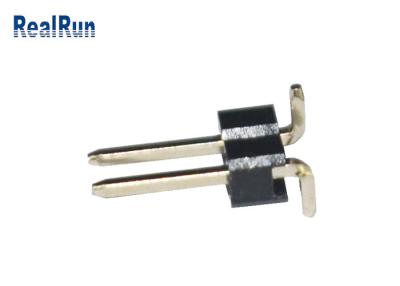 Cina Au sopra Ni SMT Pin Header Oxidation Resistance 2 Pin Single Row PA6T in vendita