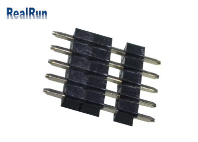 Cina immersione diritta Pin Header PBT LCP THT del PWB di 5P del connettore di plastica d'ottone della lega per saldatura in vendita