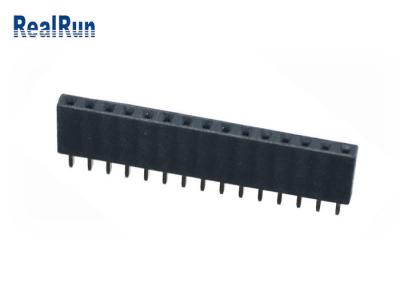 Cina Passo femminile del connettore 15P 2.54mm dell'intestazione del PWB della immersione di PA6T diritto per VCD in vendita
