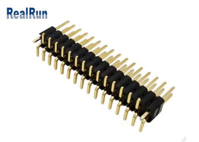 Cina Fila doppia H5.0 SMT verticale di PA6T GF Pin Header Connector LCP PBT per LCM LED in vendita