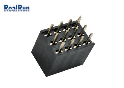 Cina Terminale femminile d'ottone DC1.5A di fila Y del connettore PBT UL94V-0 tre dell'intestazione di PA6T in vendita