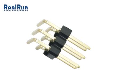 Китай Плакировка золота H2.5 IATF соединителя заголовка Pin PCB PBT PA6T прямоугольная 16949 продается