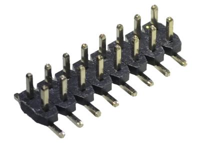 Cina Tipo di SMT SMD 2,0 PWB di Tin Plated For del nero dell'intestazione 2*8P PA6T PA9T PBT del passo di millimetro in vendita