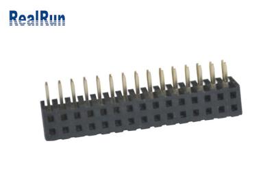 Cina Tipo ad angolo retto posizione doppia femminile di fila 30 di Pin Header Connector ISO9001 PA6T in vendita