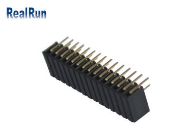 Cina Tipo ad angolo retto posizione doppia femminile di fila 30 di Pin Header Connector ISO9001 PA6T in vendita