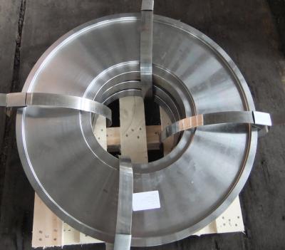 China Galvanoplastia 1.4057 Anillos de acero forjado con guía de turbina de 5000 mm en venta