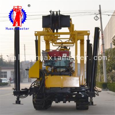 China XYD-130 crawler hydraulic water well drilling rig strong horse power core testing drill machine equipment for sale