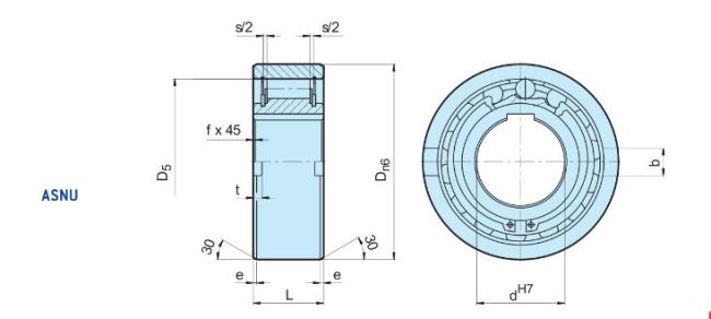 One Way Clutch Asnu70 Roller Type with Good Quality