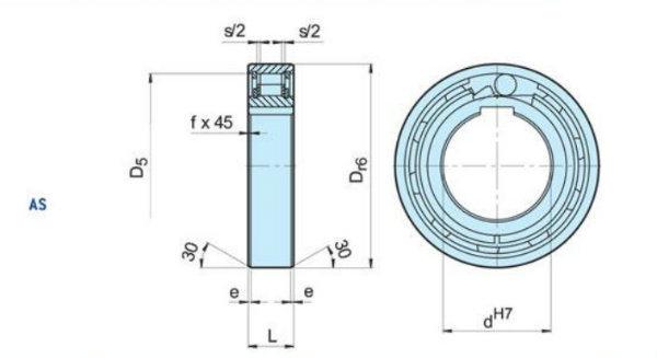 as (NSS TSS) Series One Way Clutch for Reducers