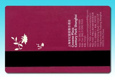 China Magnetic strip hotel door cards en venta