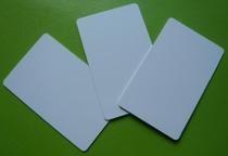 China PVC common non chip white card, can print white card, can package contact chip blank card en venta