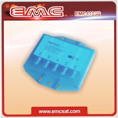 China Good quality Metal housing blue water-proof plastic cover 4 in 1 out  4X1 DiSEqC switch (EMC4103B) for sale