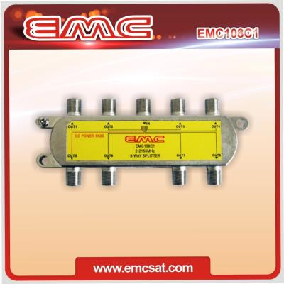 China TV signal 8 way splitter Zinc die cast housing  good quality  strong resistance to high and low temperature properties. for sale