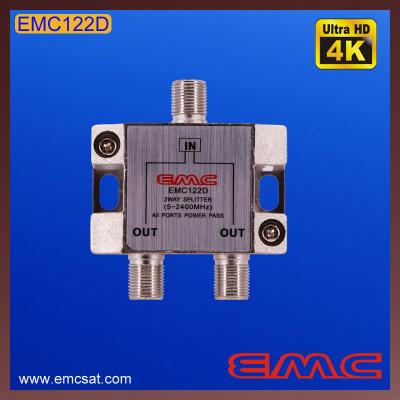 China 5-2600 MHz SMATV 2 way splitter with good signal transmission for sale