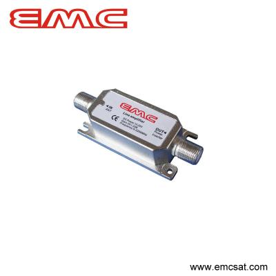 China 20 dB 5-2150MHz satellite  in-line Zinc die cast housing amplifier for sale