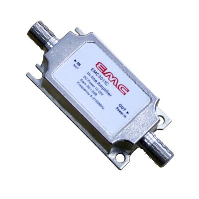 China 5-2150MHz satellite in-line Zinc die cast housing amplifier for sale