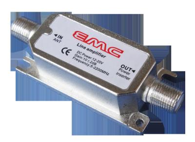 China 10 dB 5-2150Mhz satellite  in-line Zinc die cast housing amplifier for sale