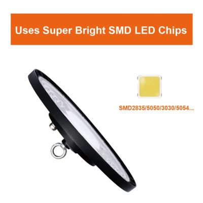 Cina Alta luce industriale d'abitazione nera 100watt 150watt 200watt 13000-30000lm IP65 della baia del LED in vendita