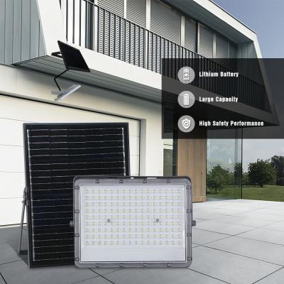 China KCD Outdoor Super Brightness Floodlight High Lumen Commerical IP67 100w 200w 300w 400w 500w 600w Solar Rechargeable for sale