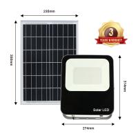 China KCD TK01 Solar Outdoor Flood Light Monocrystalline 2700K-6500K 6-8H Charging for sale
