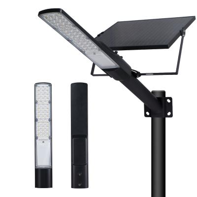 China KCD 100W LiFePO4 Lithium Battery IP65 Rated Solar Street Light with High Efficiency LED Street Lamp for sale