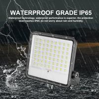 China IP65 Solar Flood Light 100W 200W with Motion Sensor TOPCON Panel for Outdoor Security for sale