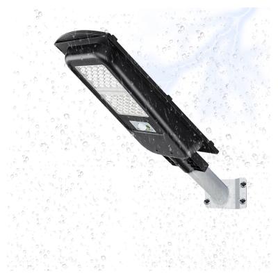 China 170lm/w High Lumen All In One Outdoor Solar Street Post Lights Ip65 for sale
