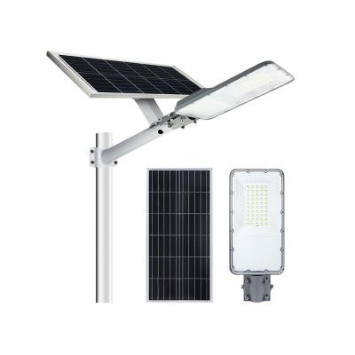 China Integrated All In One 70W Solar Powered LED Street Lights Outdoor With Lithium Battery 6500K for sale