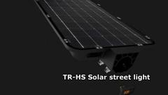 TR-HS Upgrade Outdoor Lighting! High-Efficiency Topcon Solar Panel Street Light