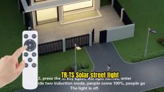 TR-TS No Wiring Needed! High Brightness Solar Street Light