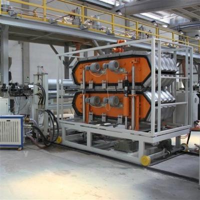 China ASA PMMA PVC Profile Extrusion Machine Corrugated Roof Plastic Profile Extrusion Machine for sale