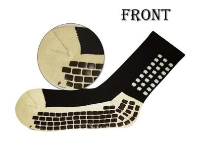 China Media pantorrilla anti del resbalón de Trusox de los calcetines de los deportes de equipo del estilo de la rejilla del algodón en venta