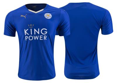 Cina Uniforme Tailandia del calcio di calcio della casa della città 15-16 di AAA+ Leicester degli uomini assenti del Jersey in vendita
