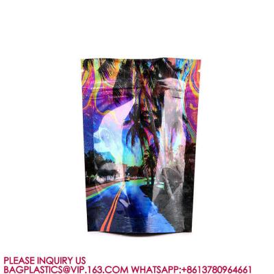 China Bolsas Seeds Ziplock Custom Child Resistant Smell Proof Plastic Mylar Bag Plastic Bags for sale